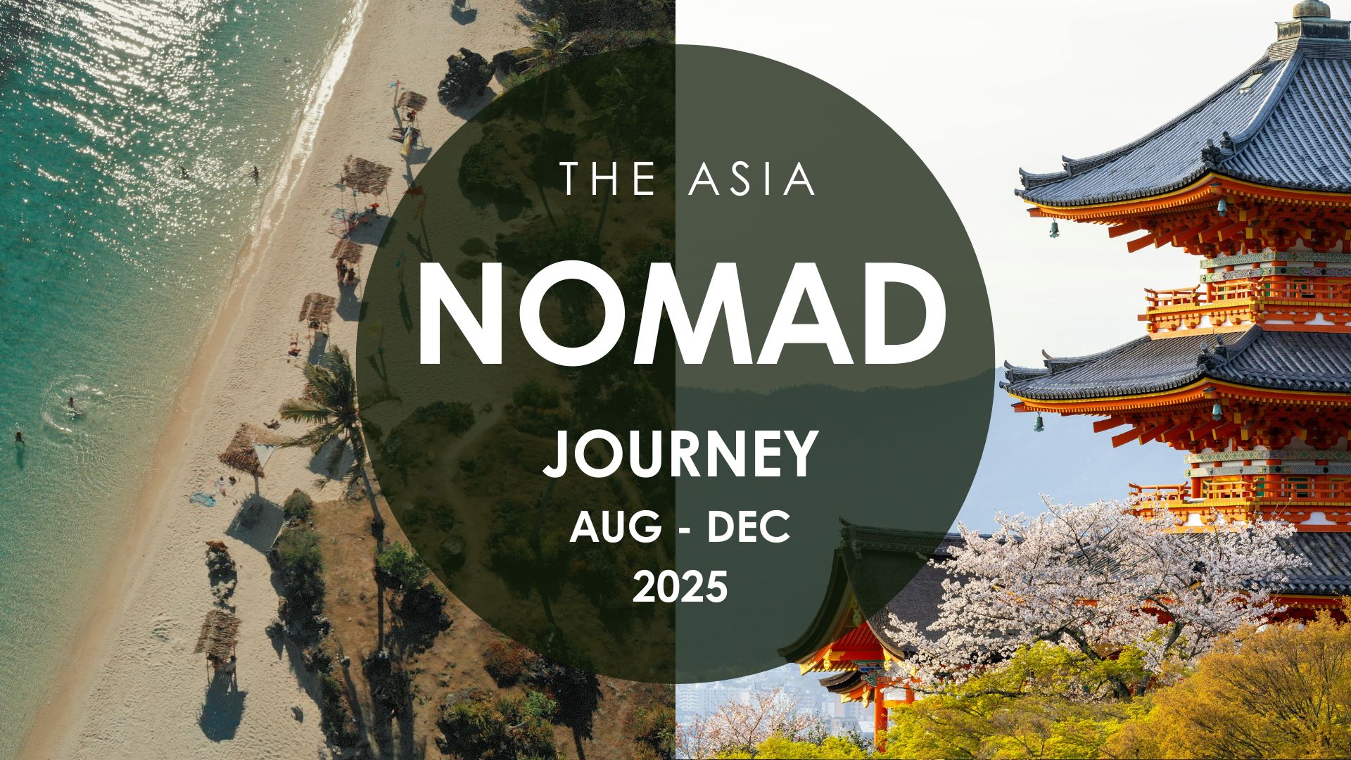 Asia Digital Nomad Journey Through (August – Dezember 2025) 🌏 ️ - nomads-in-paradise.com